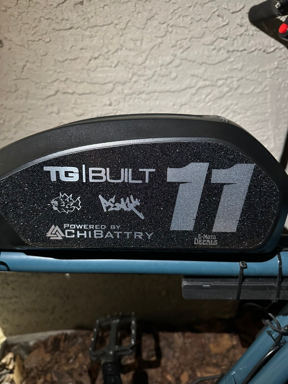 Super 73 battery decal – E-Moto Decals
