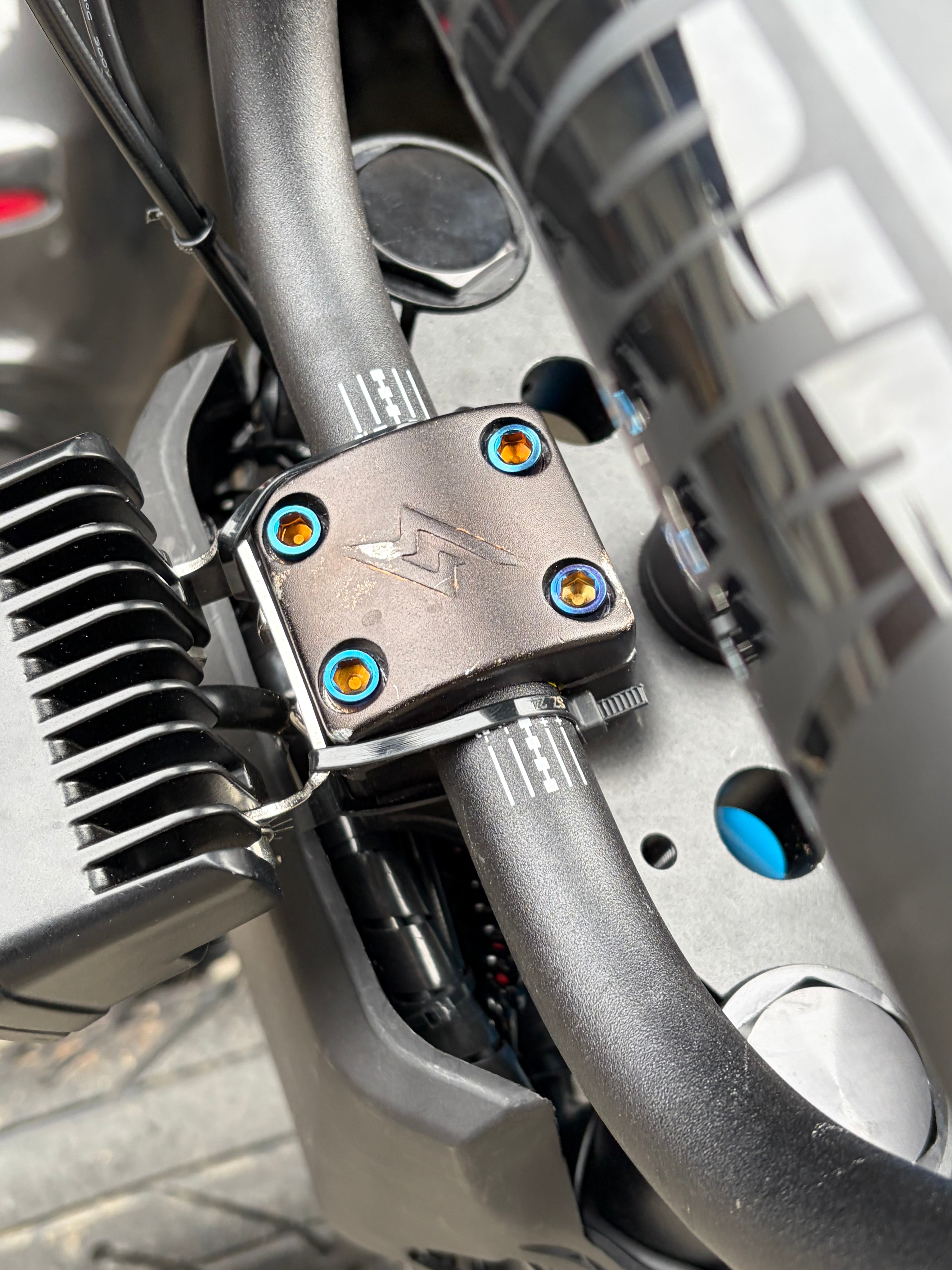 Super73 Titanium handlebar Mounting Bolts – E-Moto Decals